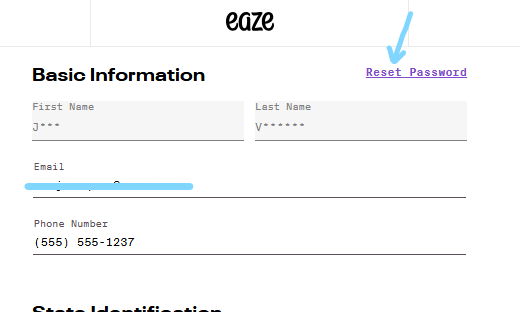 How Do I Update My Password? – Eaze